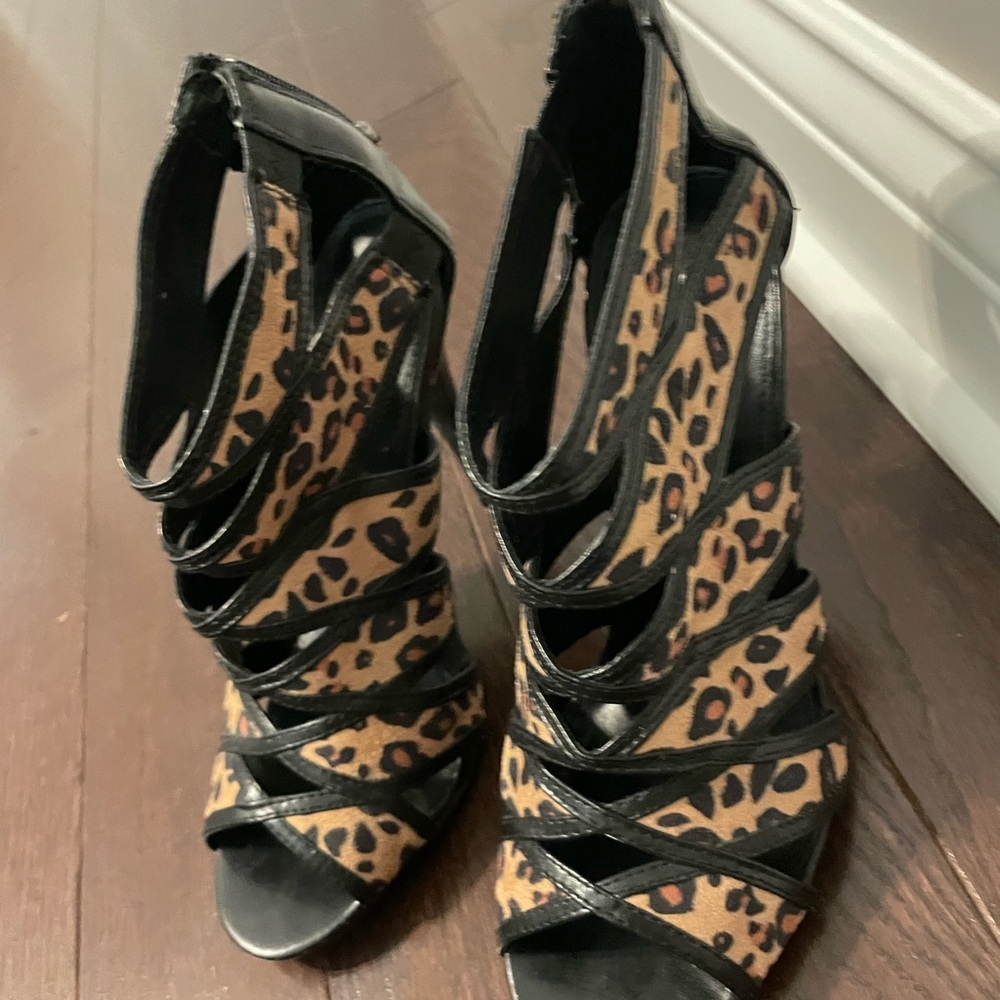 Cheetah Print Heels - Gem